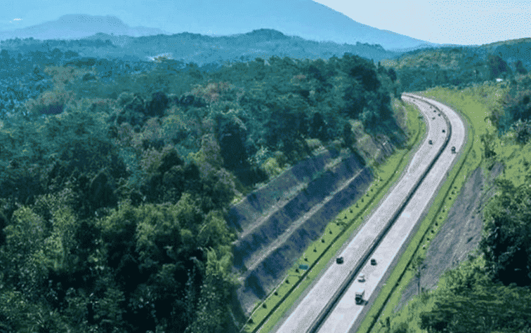 View Gunung Singgalang, Keindahan Tol Padang - Sicincin